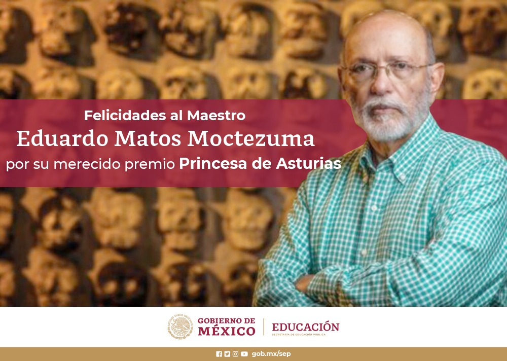 Sep México On Twitter Felicitamos Al Arqueólogo Eduardo Matos