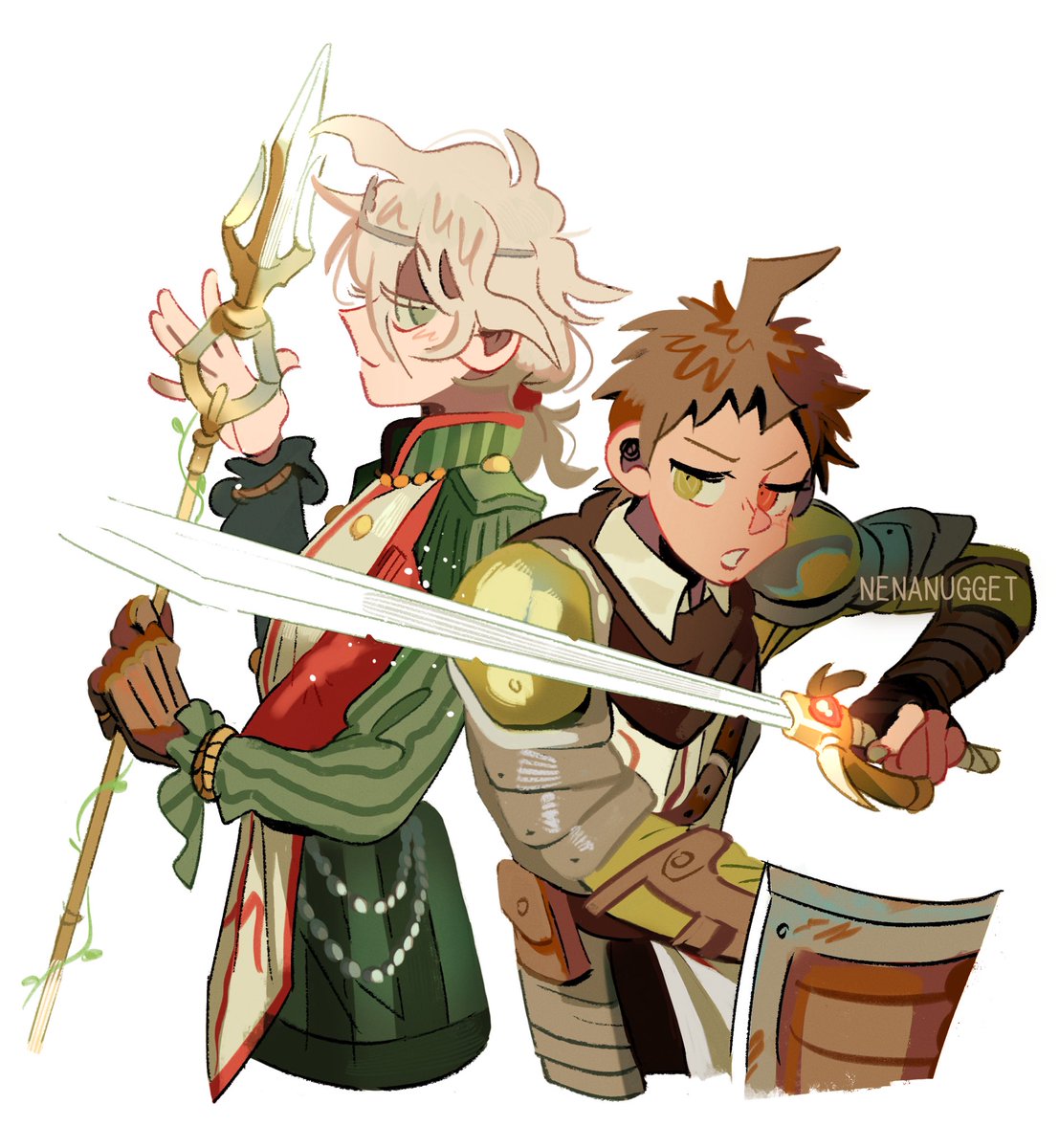 「very plausible backstory for hajime's pudding-yellow suit… 」Nena 🌻の漫画