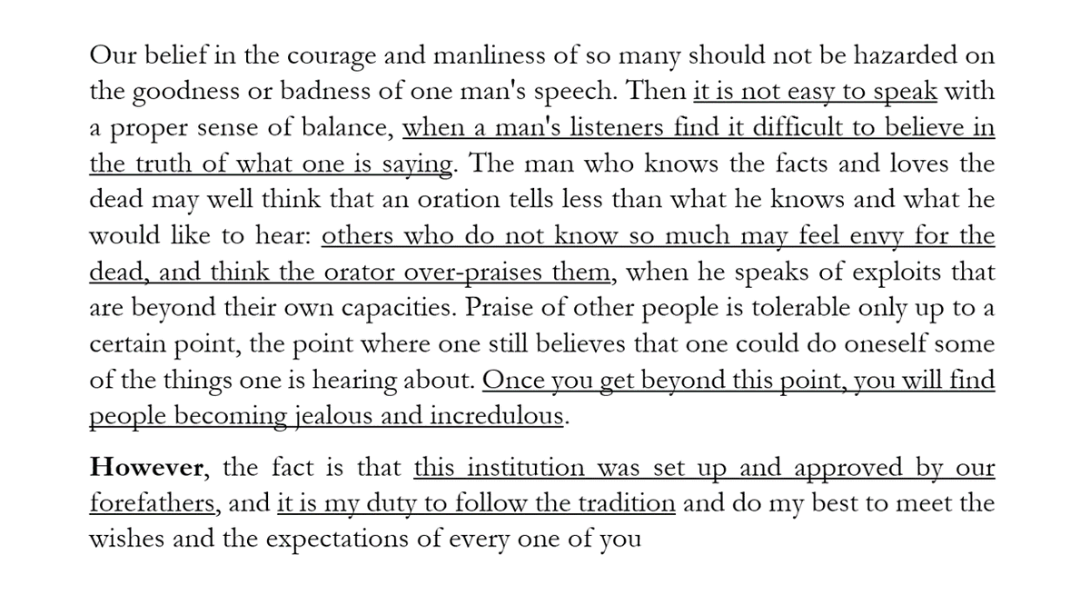 Analysing one of the greatest speeches in history: Pericles' funeral ...