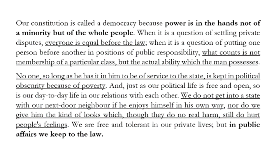Analysing one of the greatest speeches in history: Pericles' funeral ...