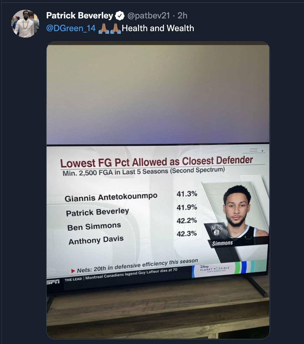 ClutchPoints on Twitter: "Patrick Beverley responds to Danny Green's comments: https://t.co ...