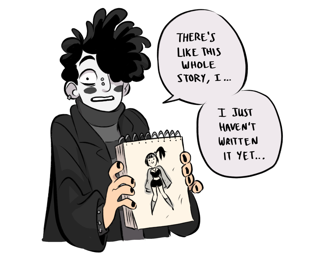 「She's actually my regular goth clown's original character 」Joe ...