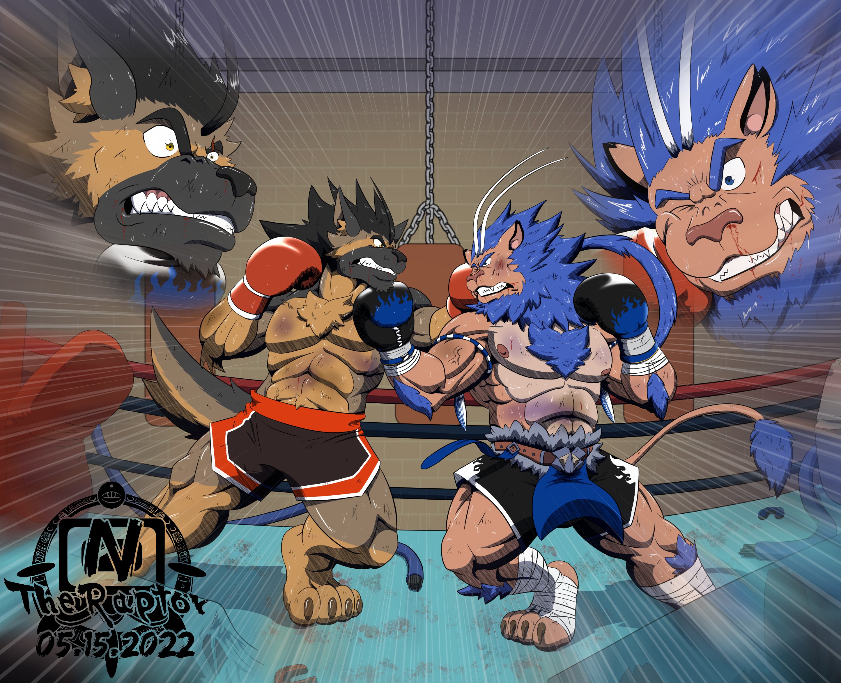 N on Twitter: "Kiba is not holding back agains Aza, they already trashed the ring! Commission ...