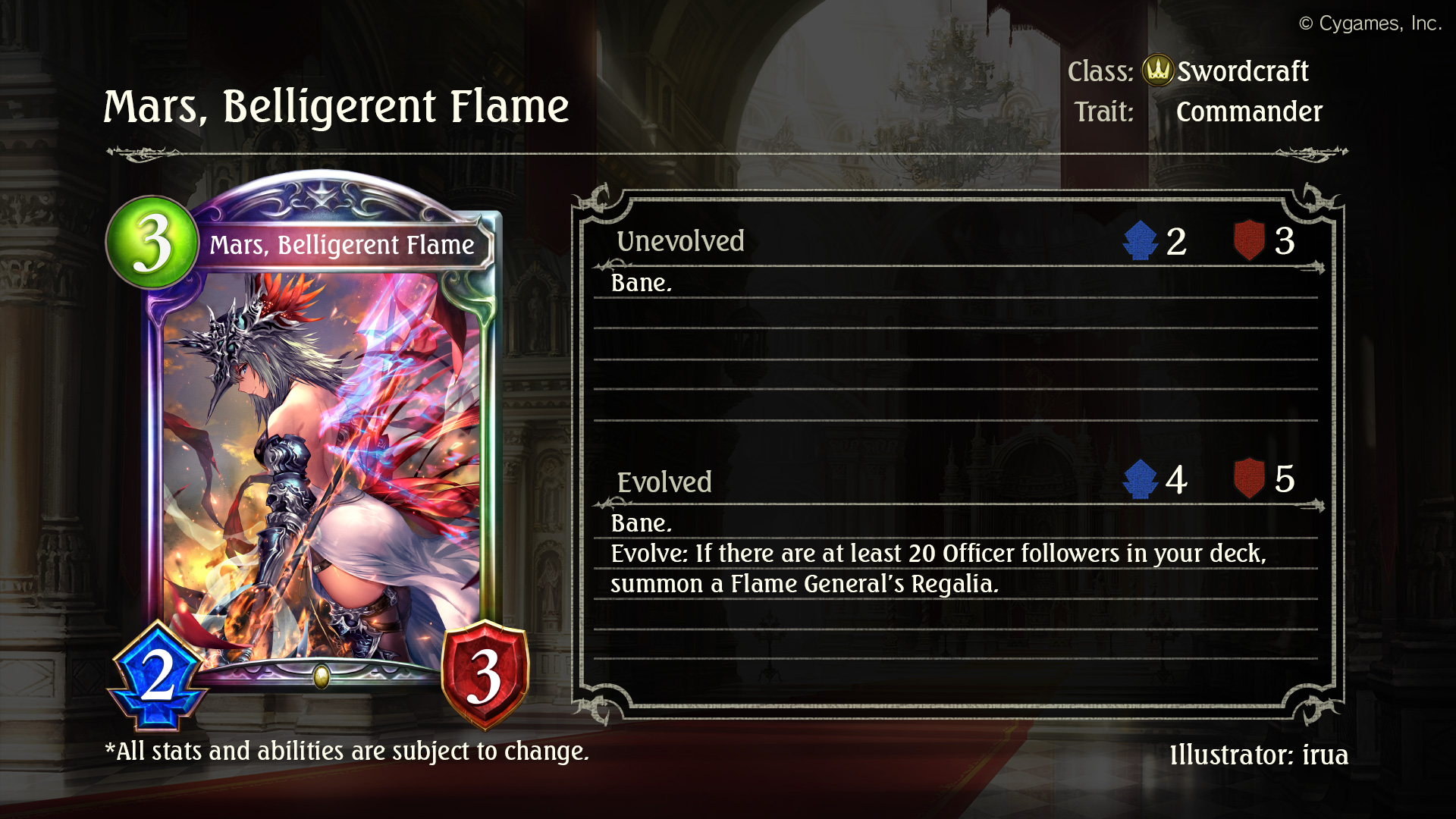 Shadowverse on Twitter: "New Edge of Paradise card reveals! Mars, Belligerent Flame Flame ...