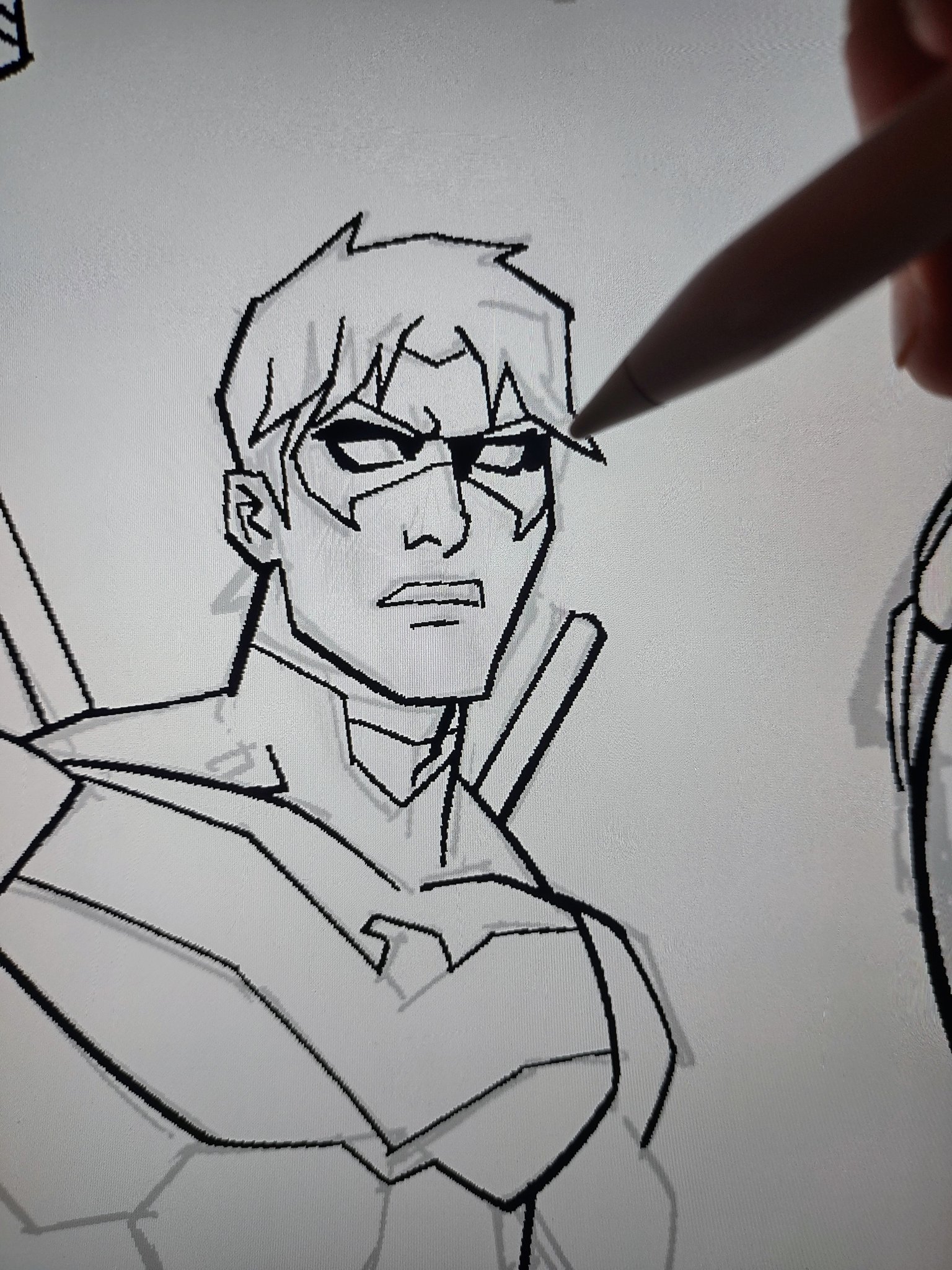 How To Draw Nightwing From Injustice