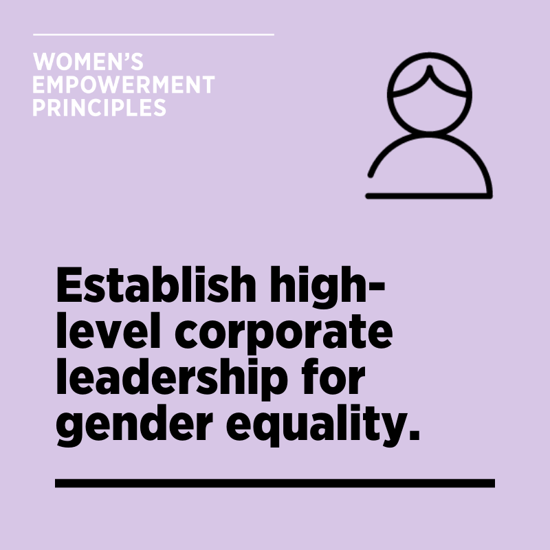 Un Women India On Twitter Weps Principle 1 Corporate Leadership Is