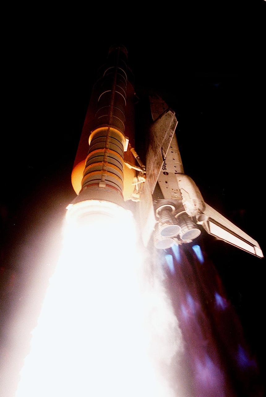 Space Shuttle Engines Exhaust