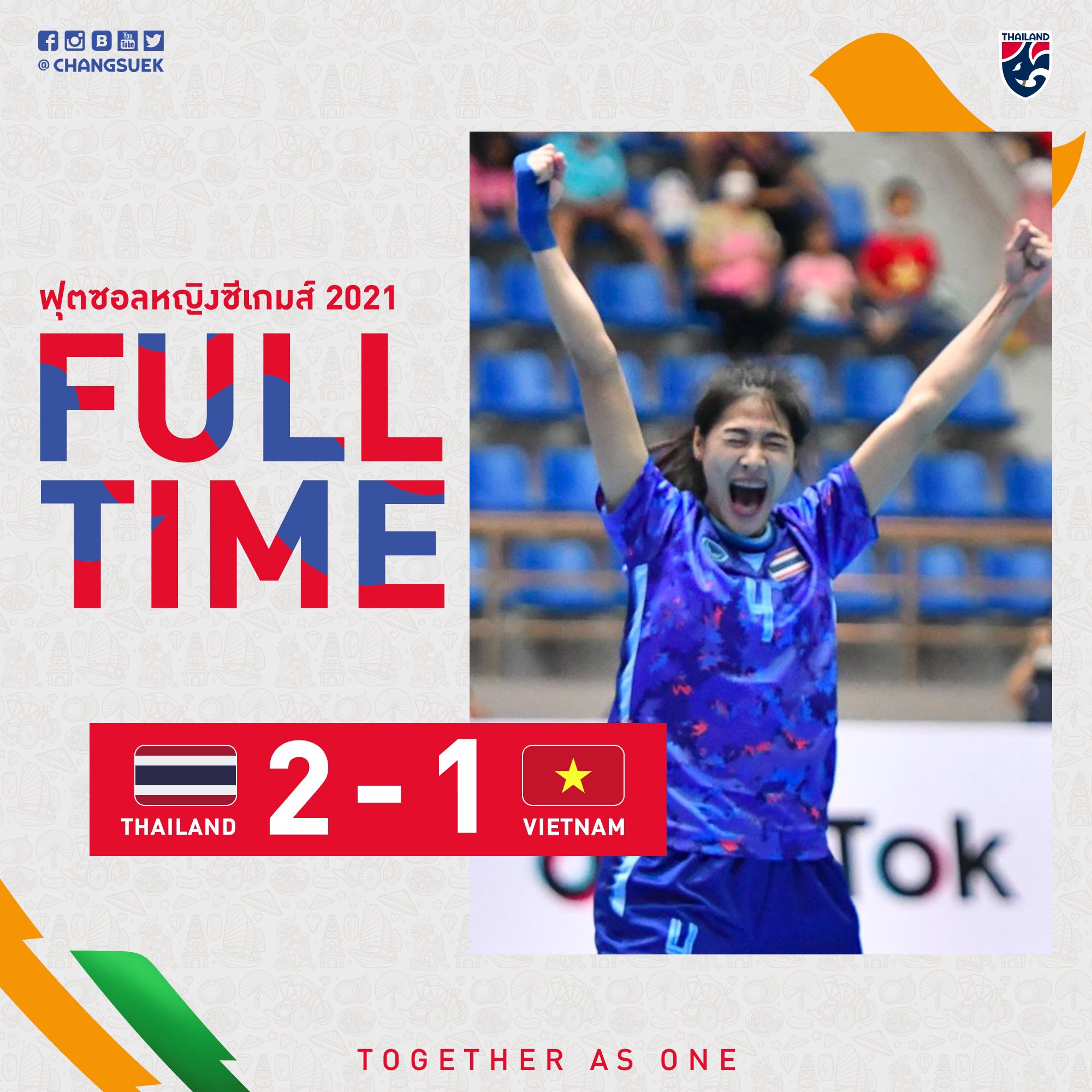 Changsuek on Twitter: "#ChangsuekLive Full Time ชบาแก้วโต๊ะเล็ก 🥇 🇹🇭 คว้าเหรียญทอง!!! หมดเวลาการ ...