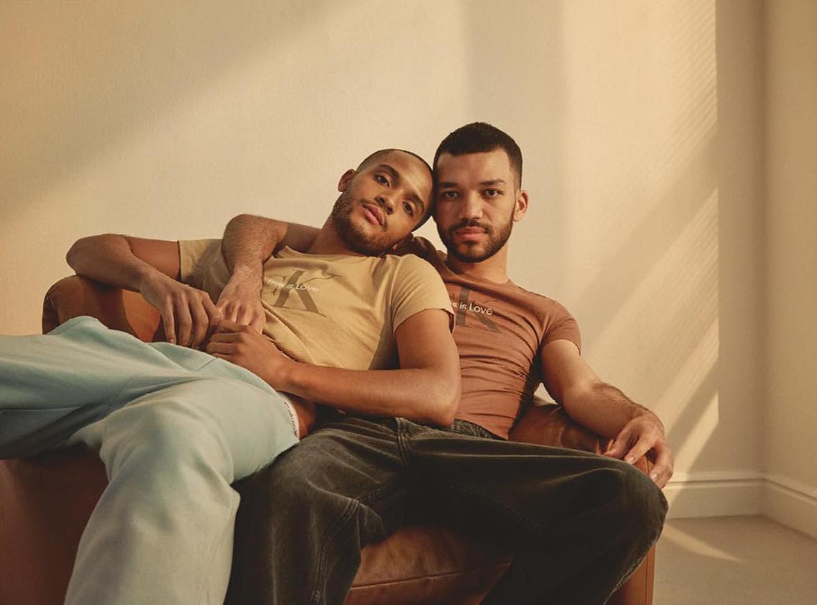 Justice Smith & BF pose for CK for Pride Month - Celebria - ATRL