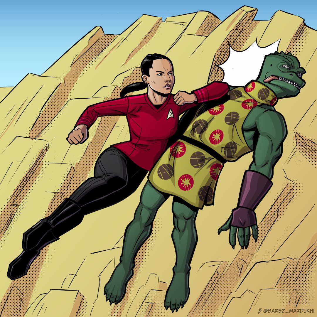 Barez Mardukhi on Twitter: "I love Strange New Worlds, and La'an is my favourite, but if there's ...