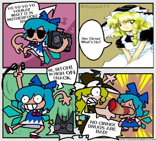 「Comic about Cirno #touhou 」Percyの漫画