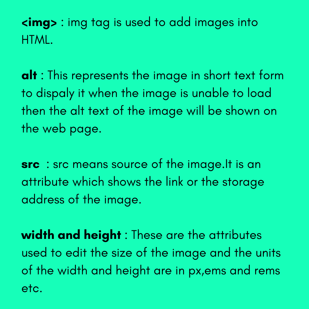 Complete basics of HTML part 2 This thread contains infograpics ...