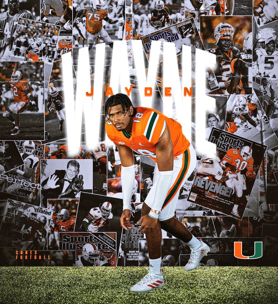☆Jayden Wayne☆ on Twitter: "@CanesFootball OFFICIAL VISIT JUNE 17 @coach_cristobal ...