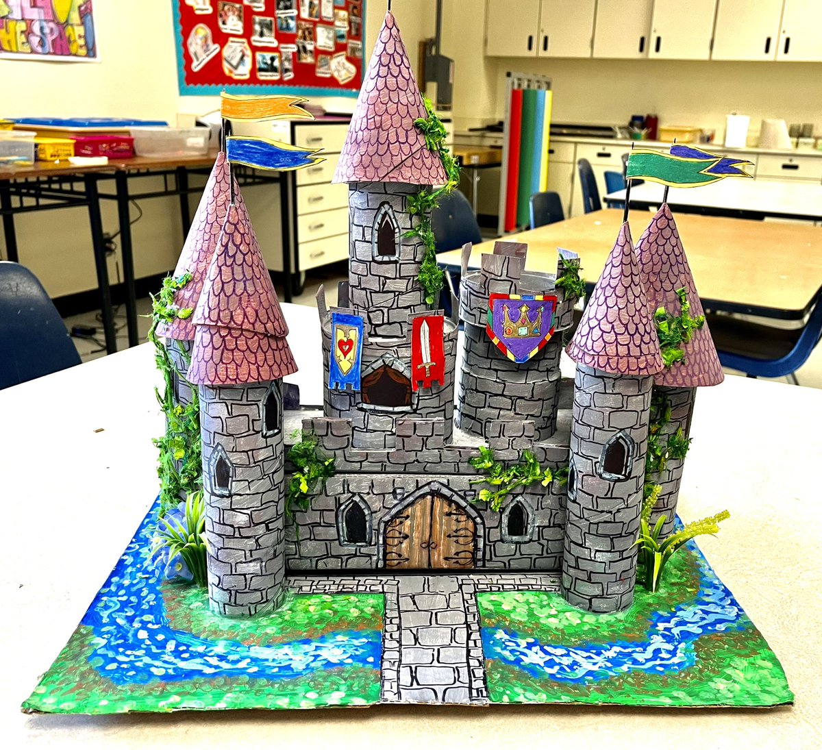 Castle Cardboard Castle Project Creative And Historical Castle Project