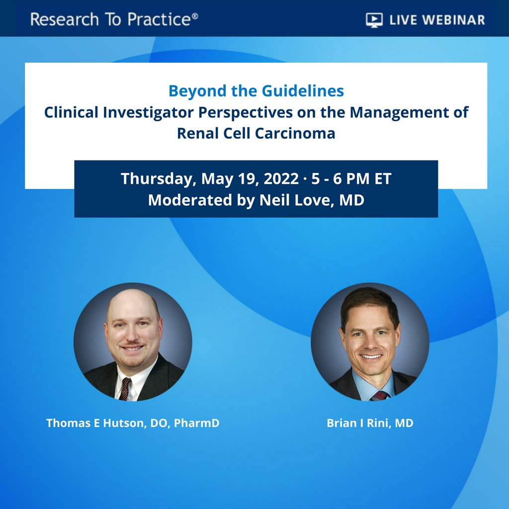 Research To Practice on Twitter: "Join us today at 5:00 PM ET for Beyond the Guidelines ...