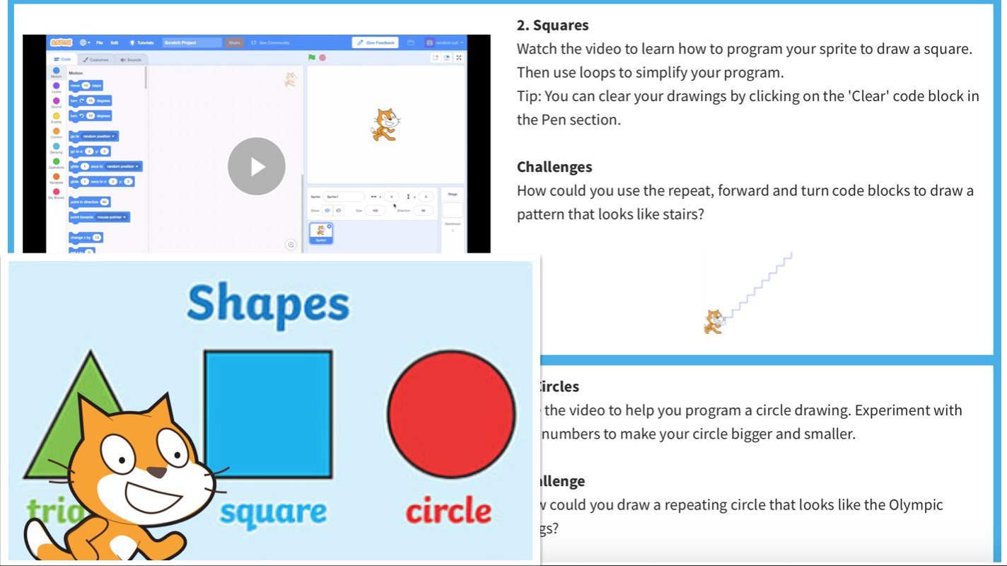 iLearn2 | Primary Computing. Made Easy. on Twitter: "Scratch Shapes ...