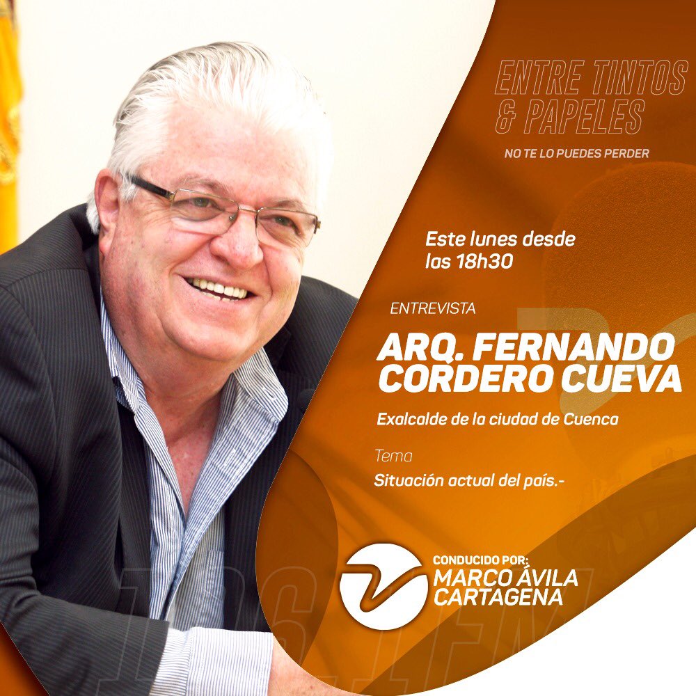 Radio Visión 106.1FM on Twitter: "Entrevista 🎙️ | Entre Tintos & Papeles. ☕ 🗞️ Esta tarde, el Dr ...