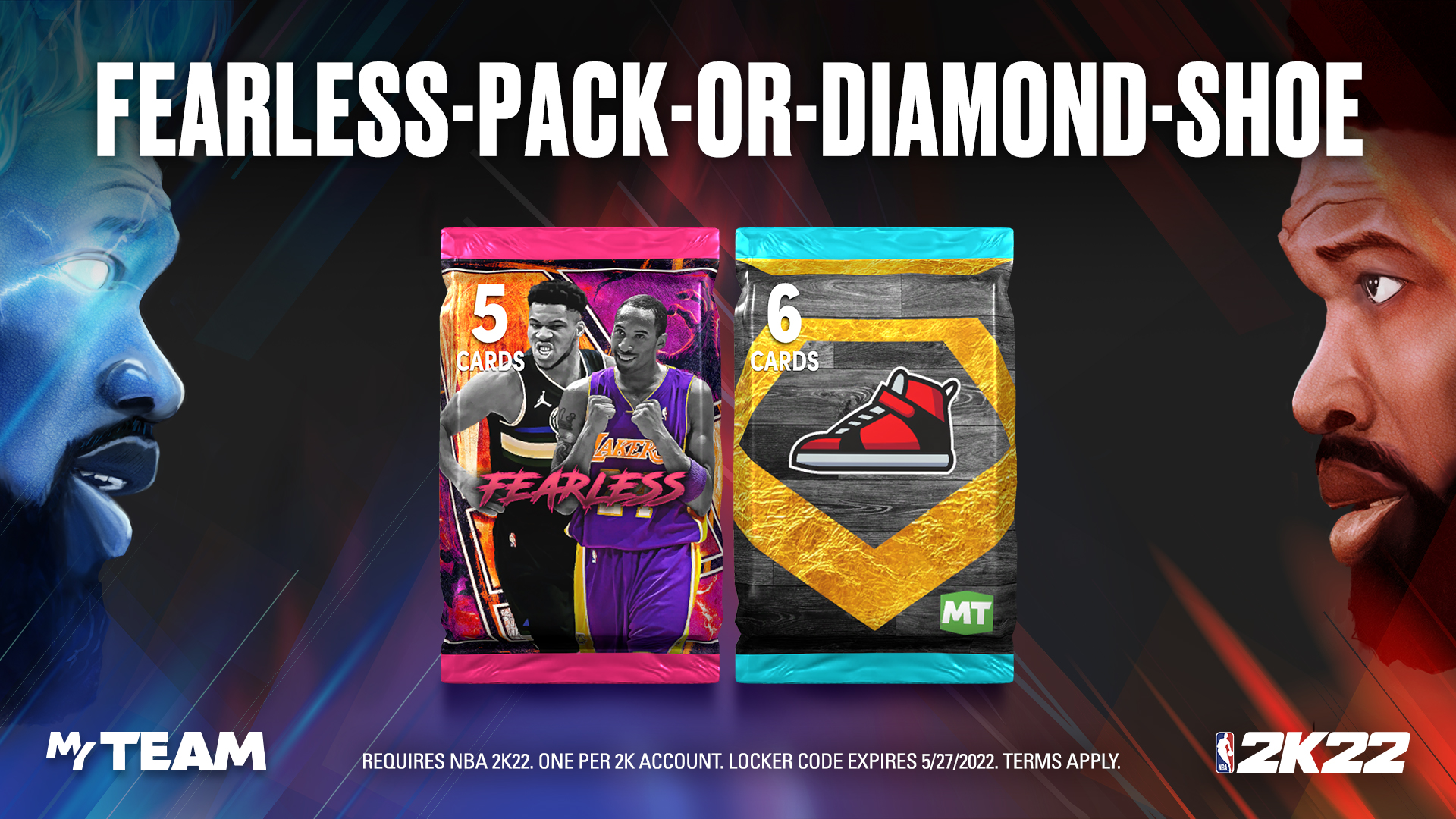 NBA 2K22 MyTEAM on Twitter: "Locker Code 🚨 Use this code for a Fearless Pack or Diamond Shoe ...