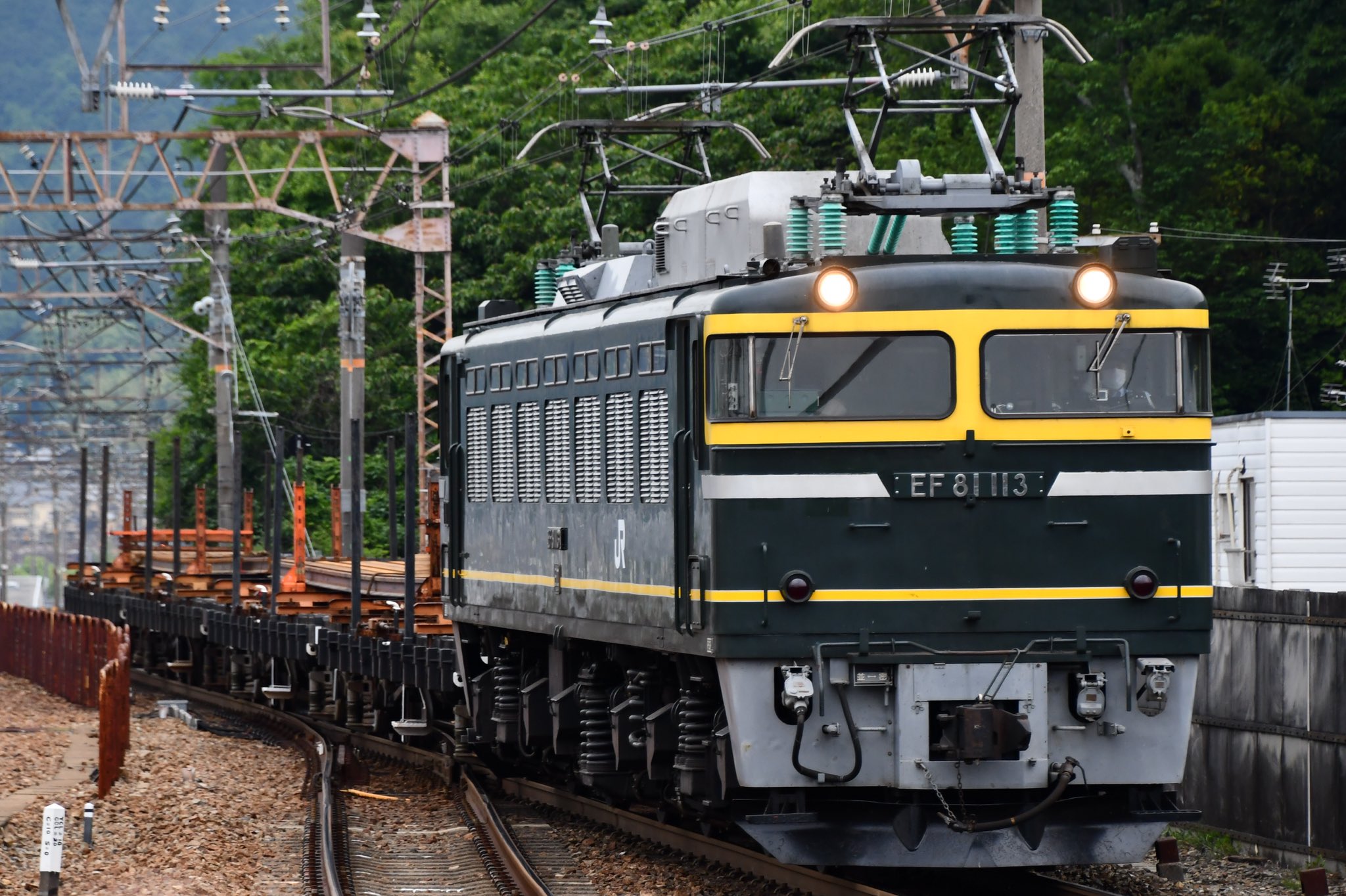 懐 古 鐡 on Twitter: "5/20 工9571レ 南福井 粟津工臨 EF81 113+チキ4B 久々にトワ釜見れてよかったです 撮影されてた方々お疲れ様でした https://t ...