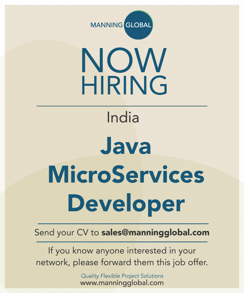 ManningGlobal on Twitter: "New #job in #India! 🇮🇳 Our client, a leading global #IT company, is ...