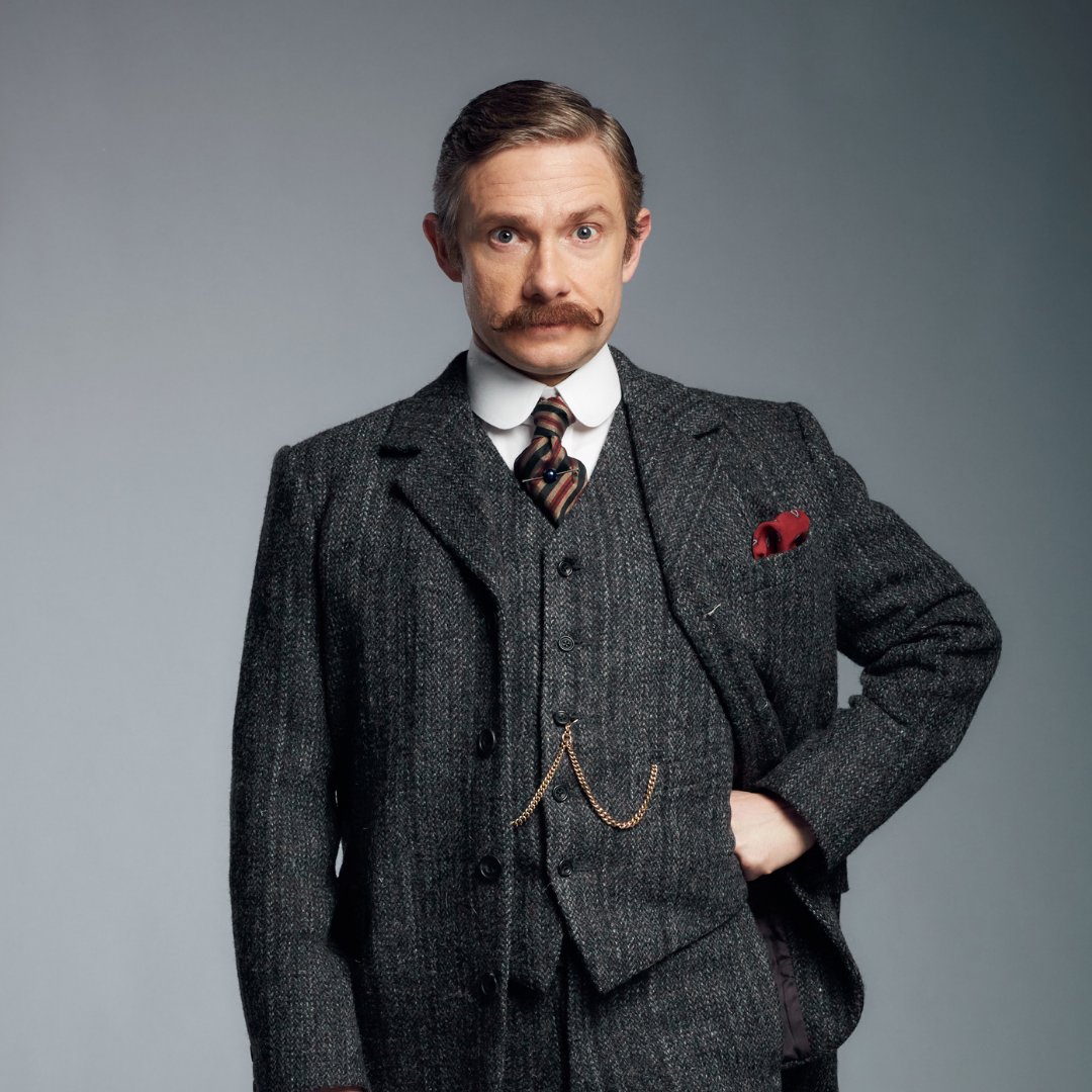 Martin Freeman John Watson Mustache