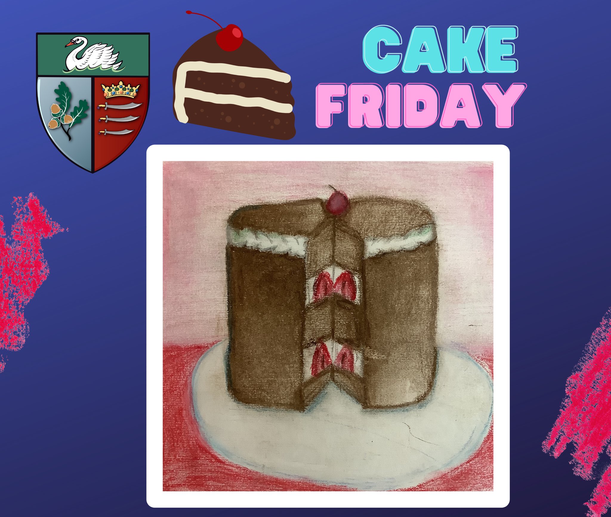 The Matthew Arnold School on Twitter: "Fabulous oil pastel cakes by ...
