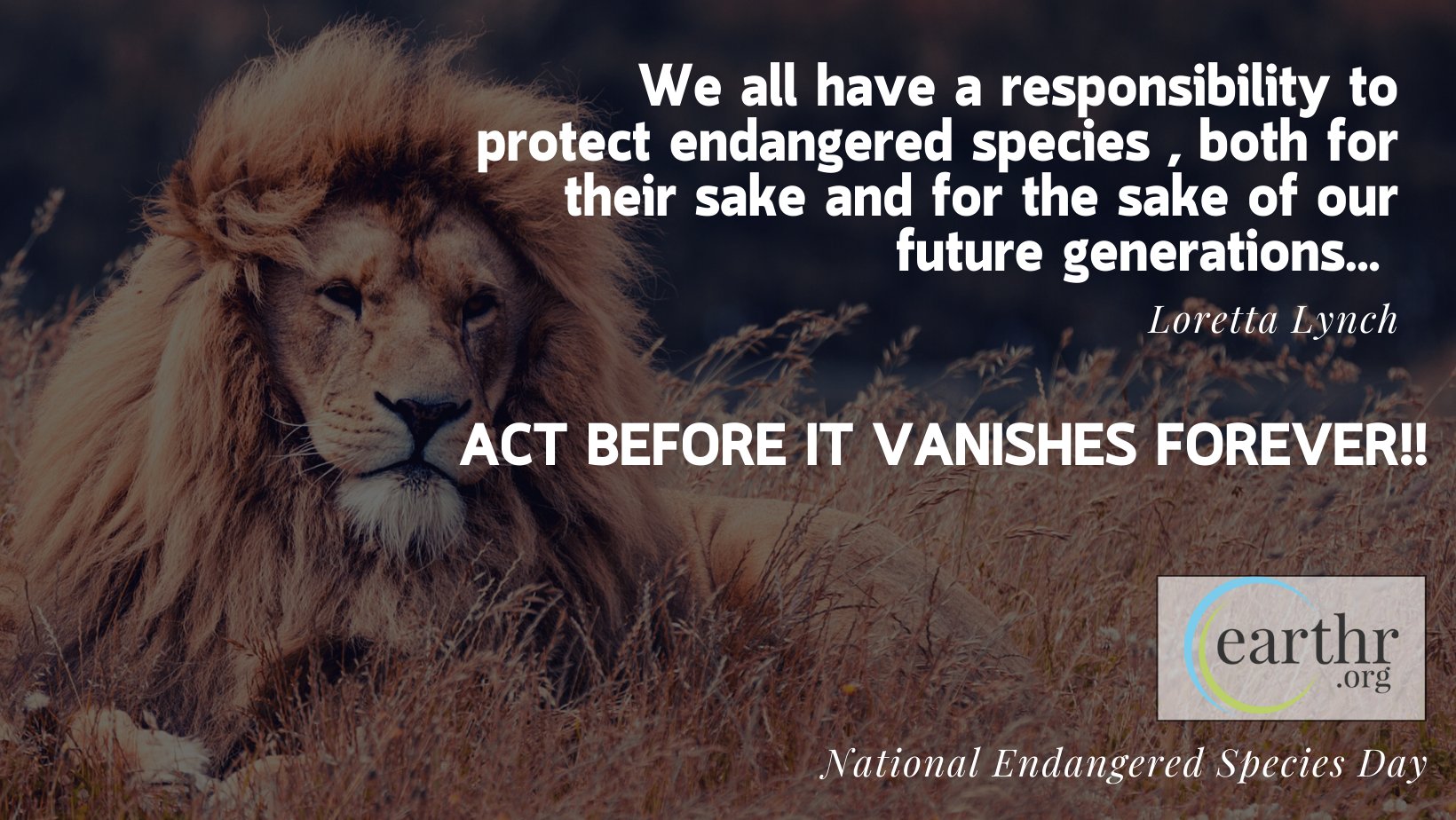 Save Endangered Species Quotes