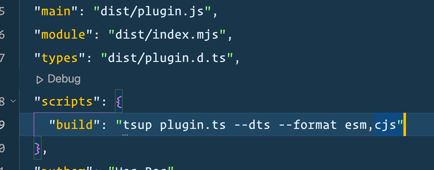 Wes Bos on Twitter: "@vite_js I wrote the plugin in TypeScript and used tsup to generate cjs ...