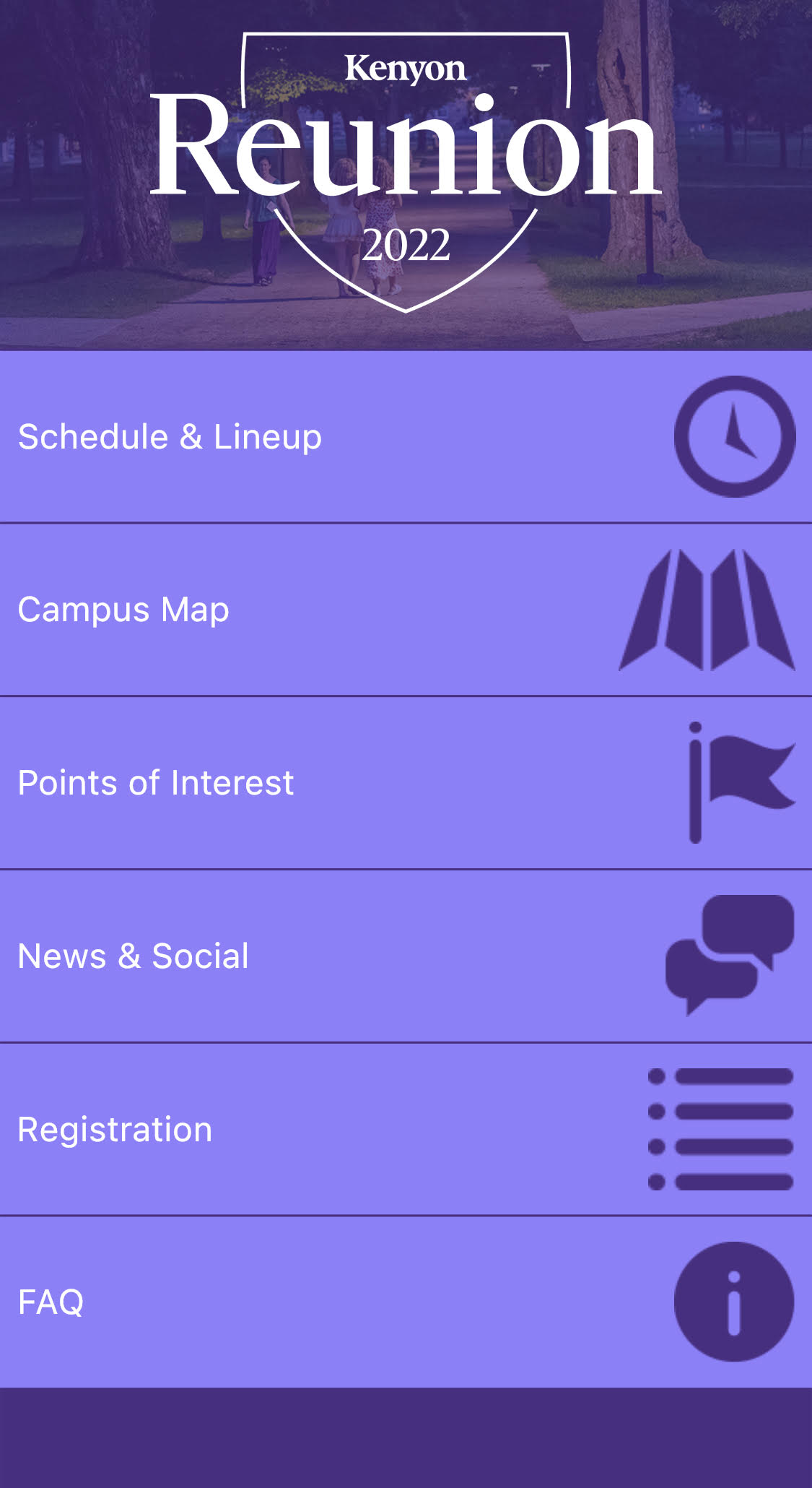 Kenyon Campus Map