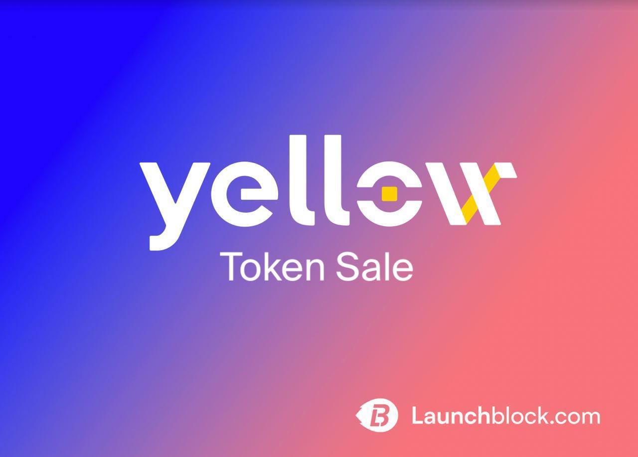 Launchblock.com on Twitter: "We are happy to announce @Yellow as our next token sale 🟡 Yellow ...