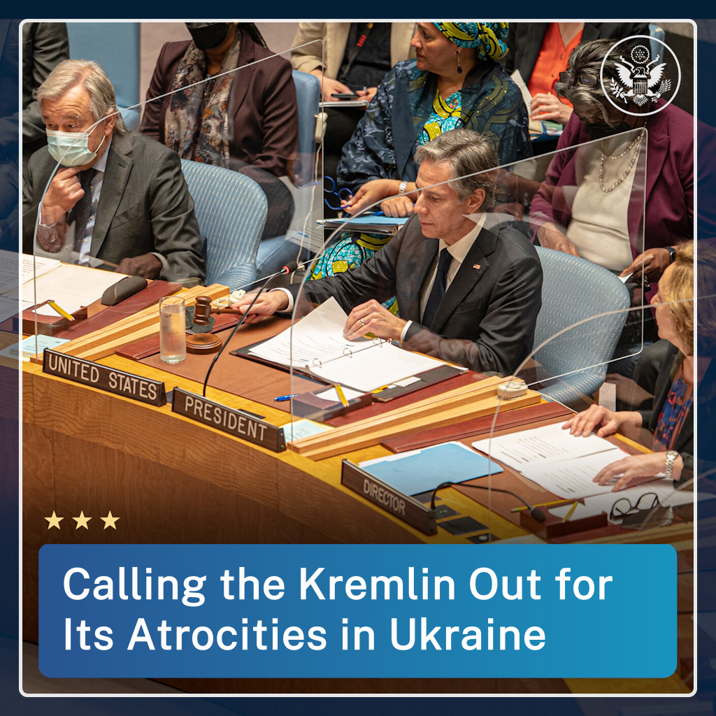 Department Of State On Twitter Secblinkens Message To The Kremlin