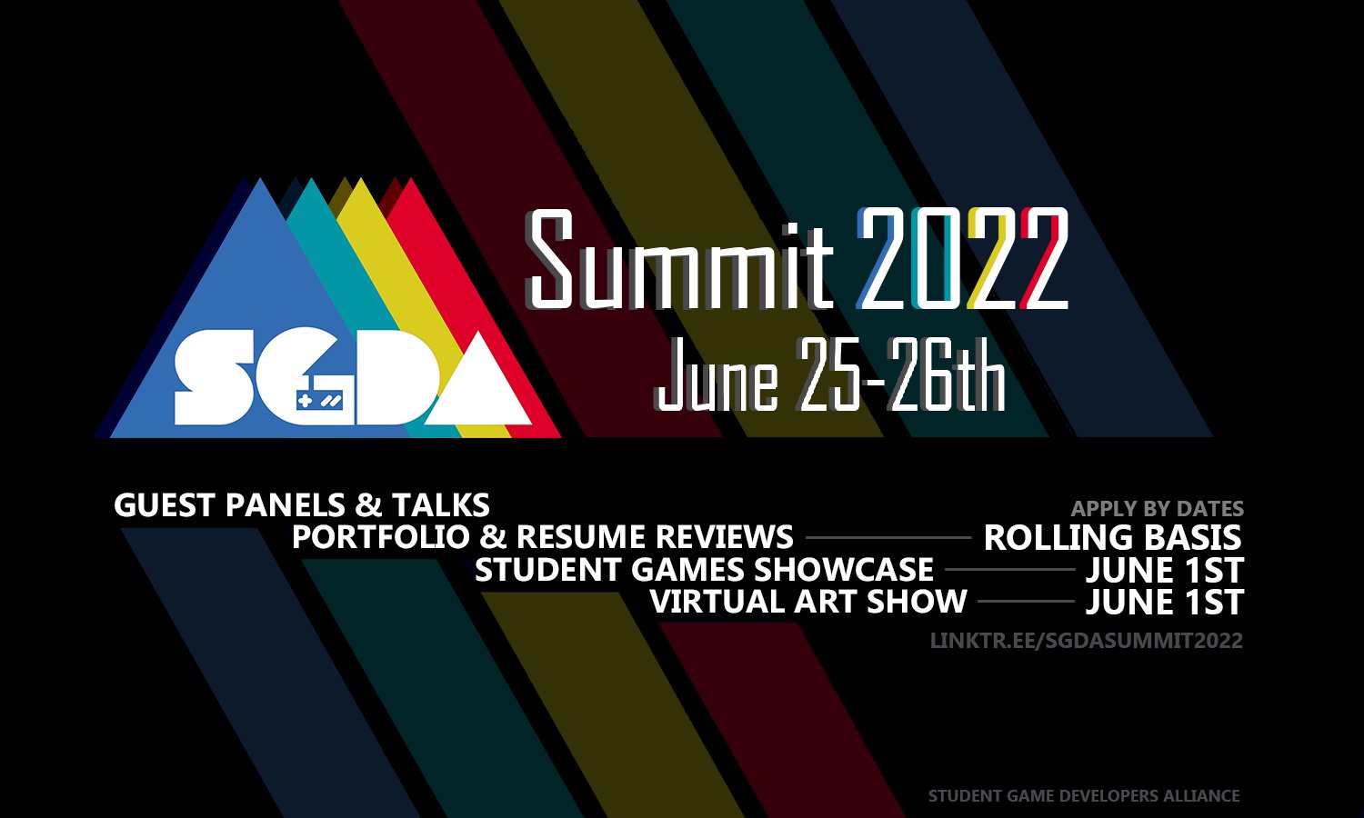 Student Game Developers Alliance on Twitter: "Our annual SGDA Summit is coming up on June 25 ...