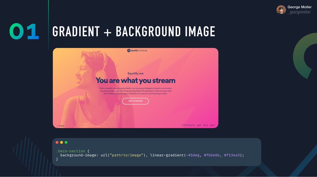 🌟 4 Practical examples that will teach you how to use gradients in web ...