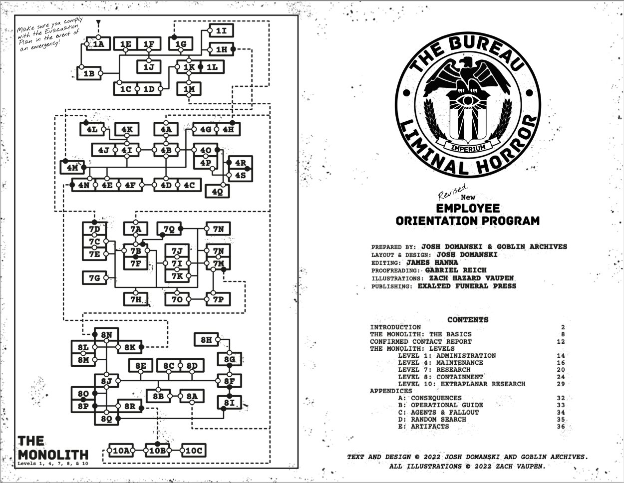 Goblin Archives (he/him) on Twitter: "The Bureau An Operation Manual for Liminal Horror by ...