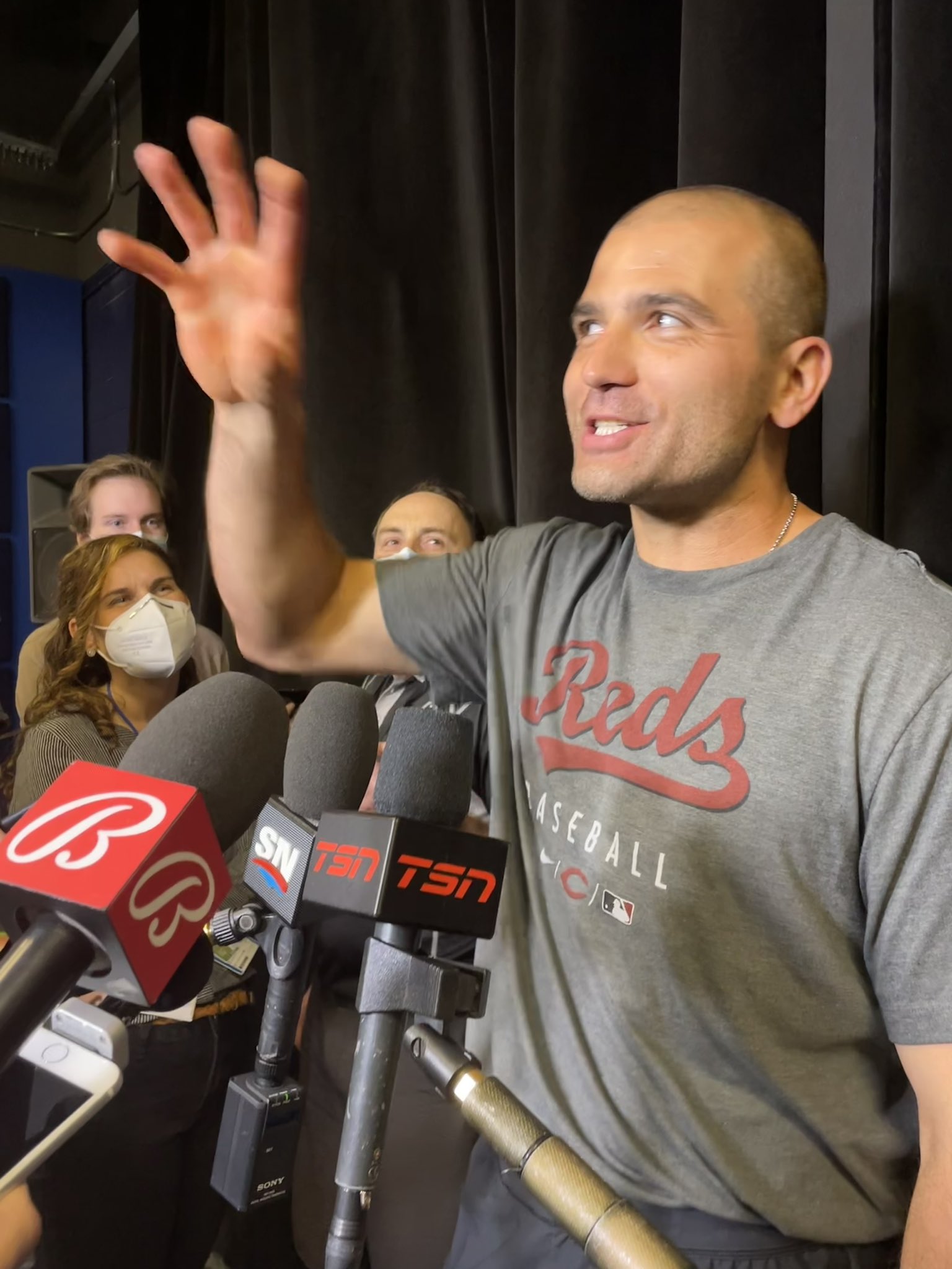 Ben Nicholson-Smith on Twitter: "Joey Votto activated from the IL in Toronto, where he spoke ...