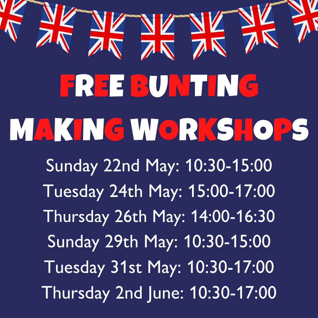 Walthamstow Pumphouse Museum on Twitter: "FREE BUNTING WORKSHOPS at Walthamstow Pumphouse Museum ...