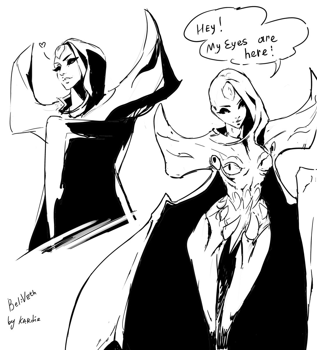 「New champion Bel'Veth Creating a pinup picture with this ch」Kardieの漫画