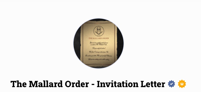 The Mallard Order on Twitter: "The Mallard Order has finalized a pact with https://t.co ...