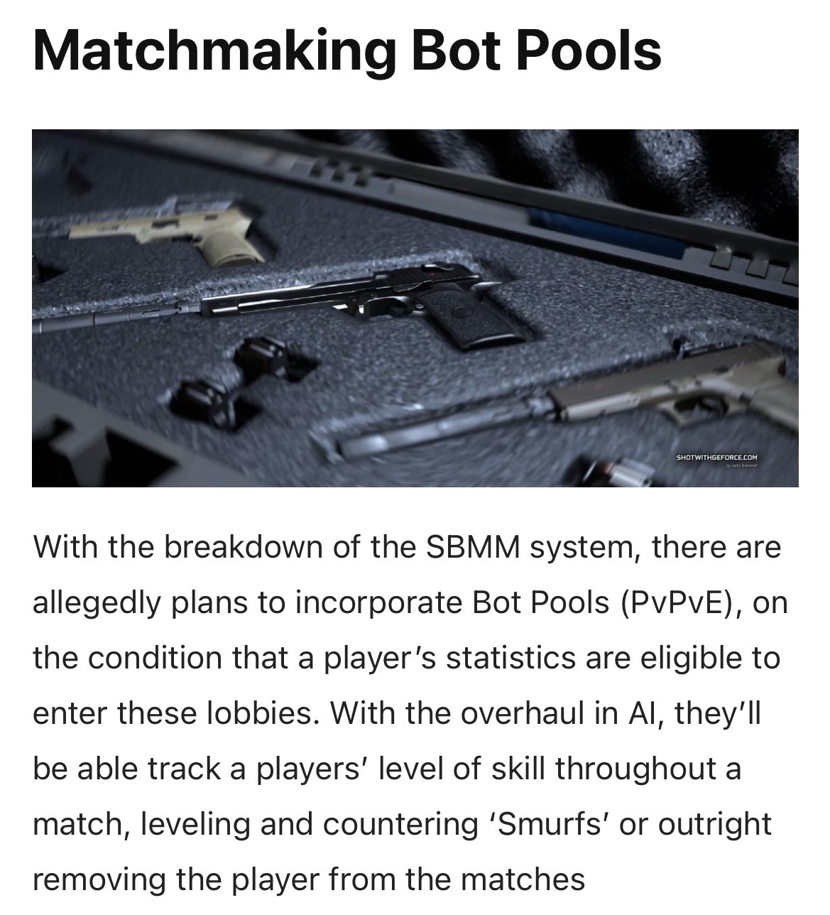 ModernWarzone on Twitter: "NEW: There are plans to reshape how SBMM works in #ModernWarfare2 but ...