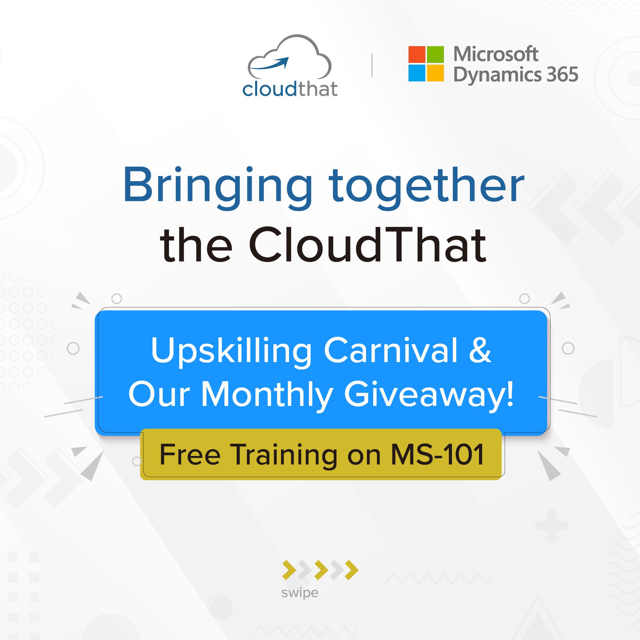 CloudThat on Twitter: "We are giving you a 3-day MS-101 training worth INR 29,900 for free. And ...