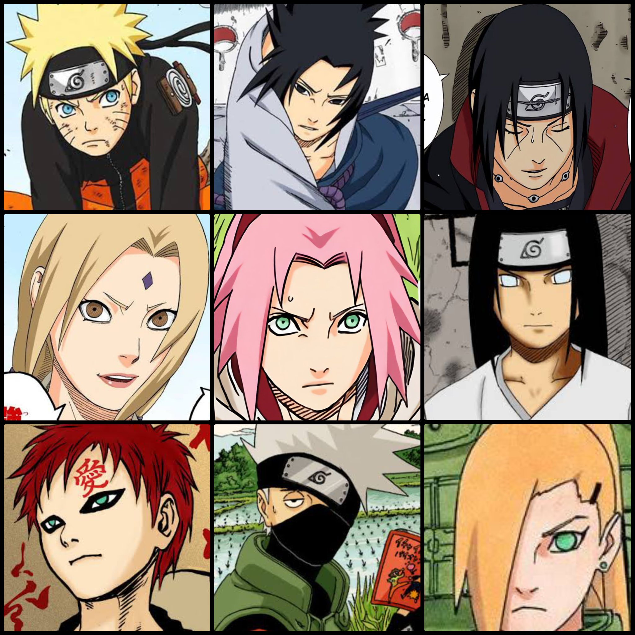 Naruto Characters Growing Up
