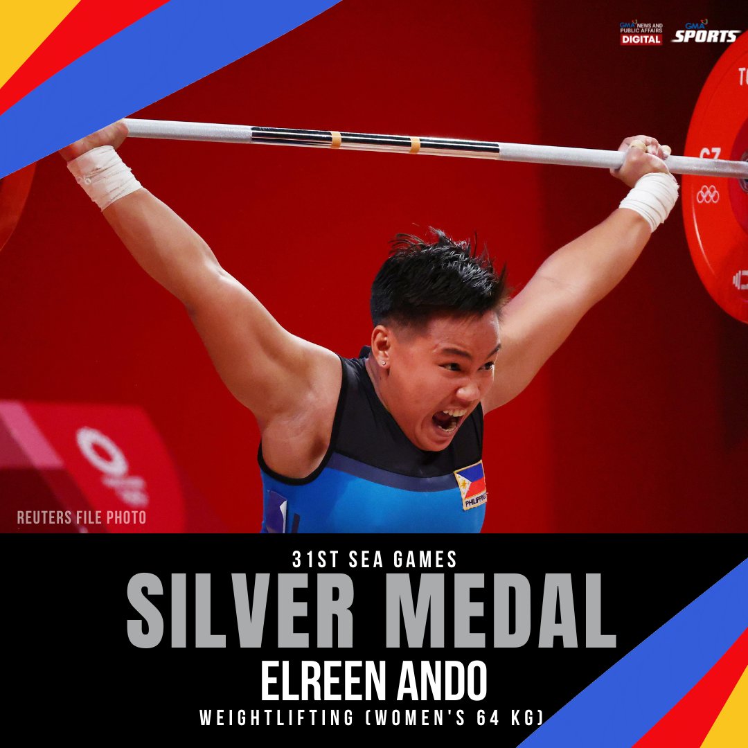 GMA News on Twitter: "RT @gmasportsph: Elreen Ando claims a silver medal in the women's ...