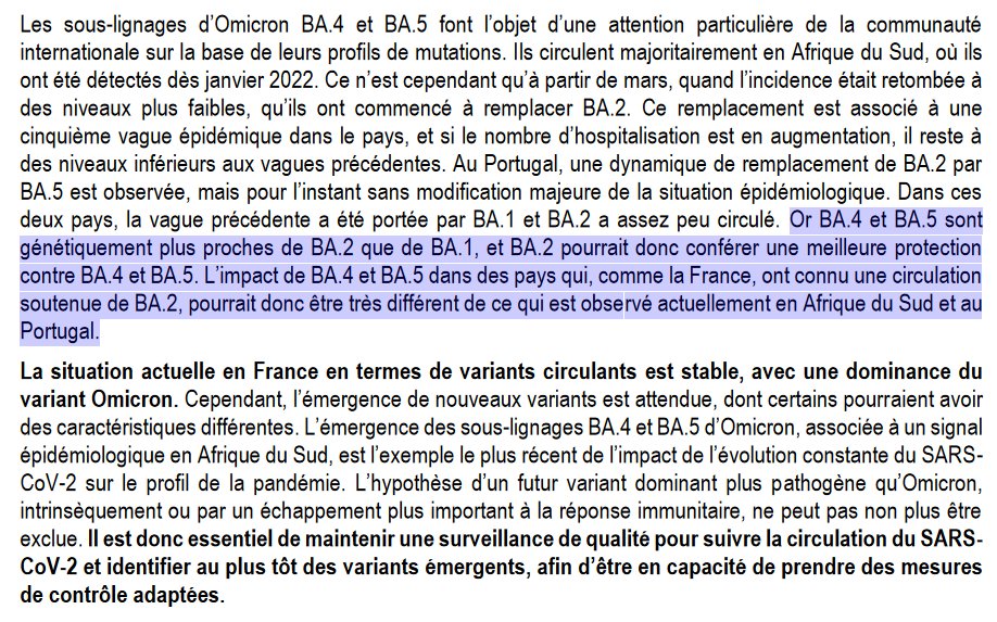 Nicolas Berrod on Twitter: "Du coup, une vague BA.2 il y a plusieurs semaines pourrait "freiner ...