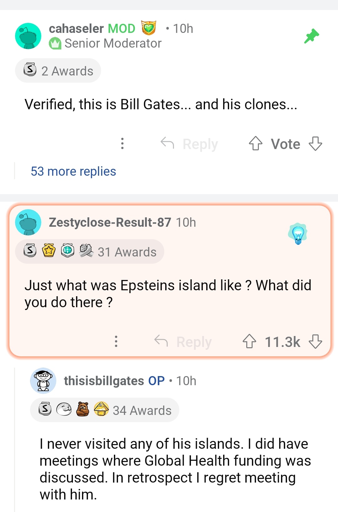 Whimsy On Twitter Bill Gates Did A Reddit Ama And Was Hauled Over The