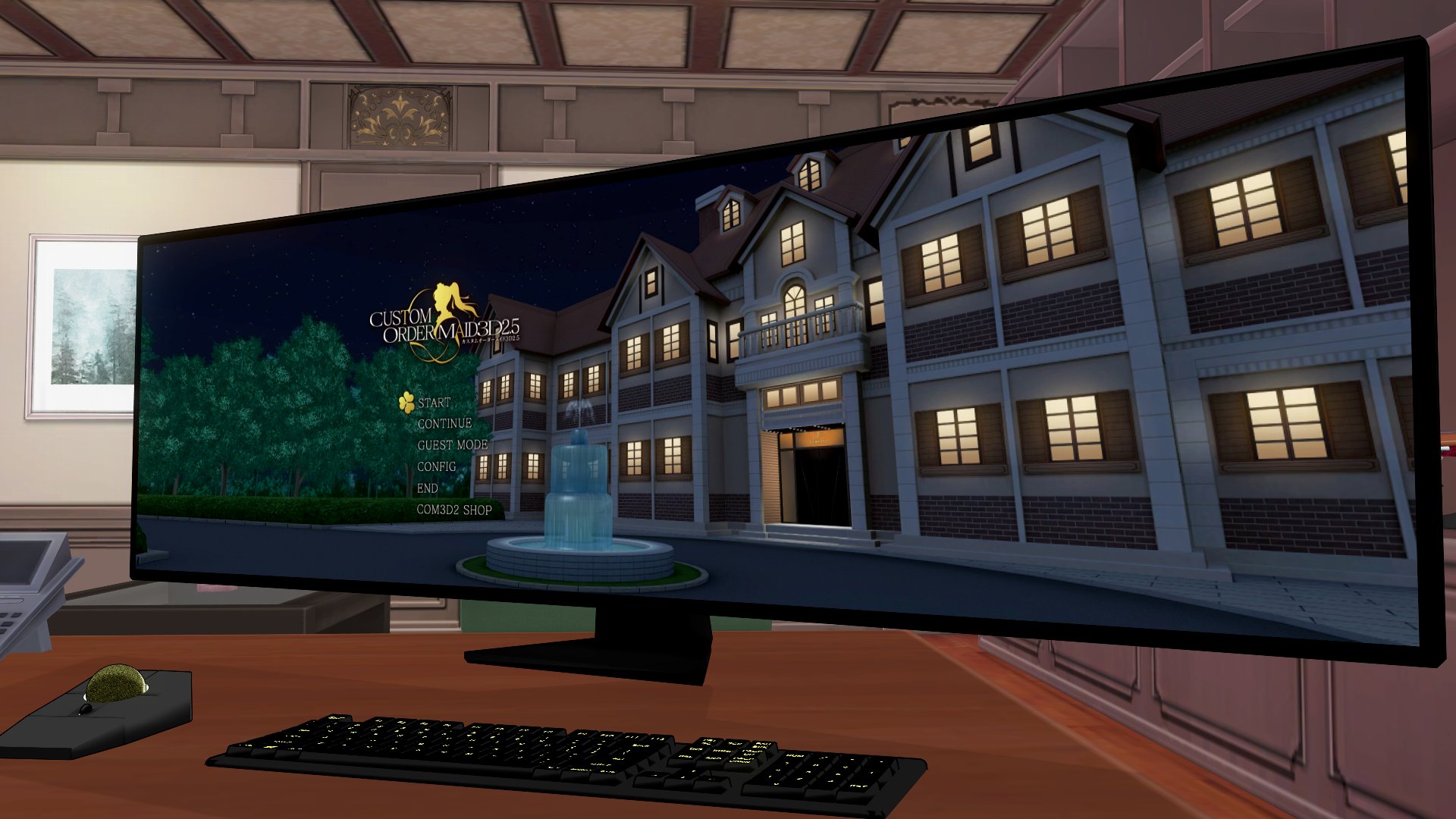 NotPriest008@ほぼCOM3D2 on Twitter: "＃CM3D2 #COM3D2 #Mod さあ、このだだっ広いディスプレイでオダメを始めよう https://t.co ...