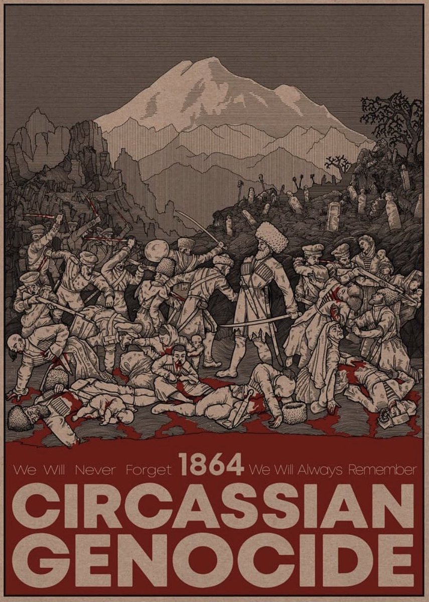May 21st marks the anniversary of the Circassian genocide, in which Circassians were ...
