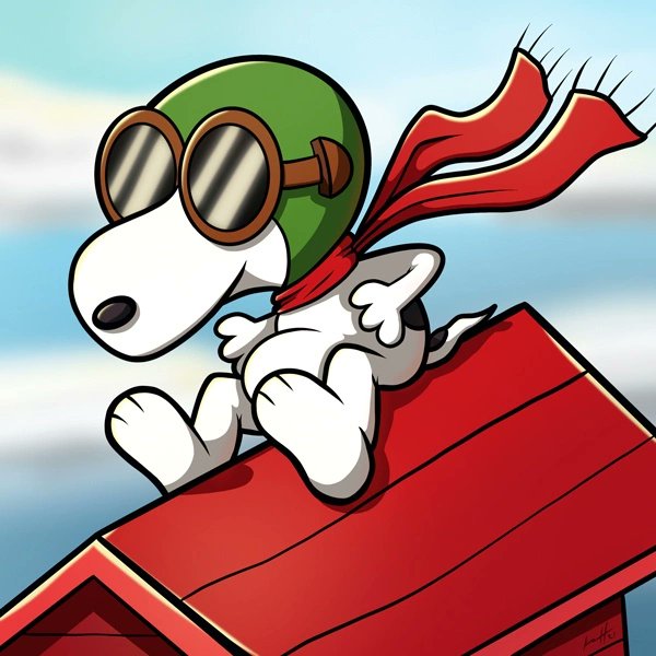 Charlie Brown Snoopy Red Baron
