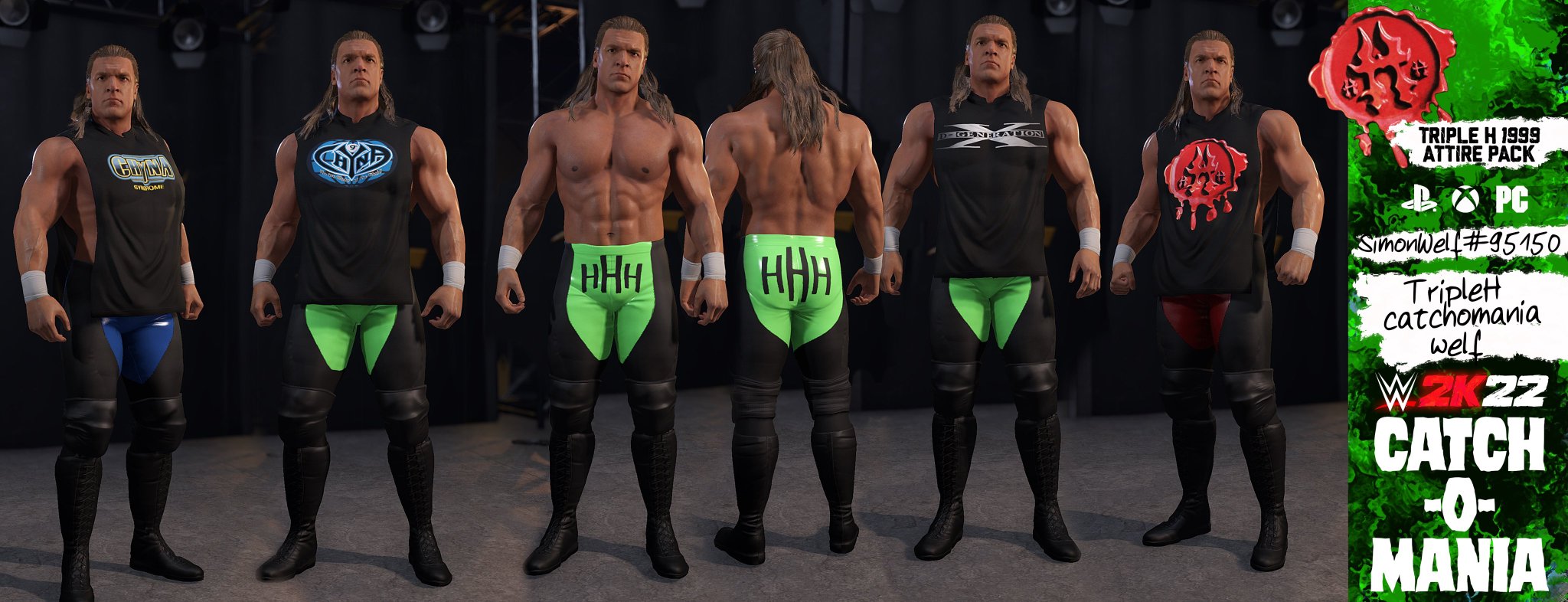 Triple H Dx Attire Wwe 2k14