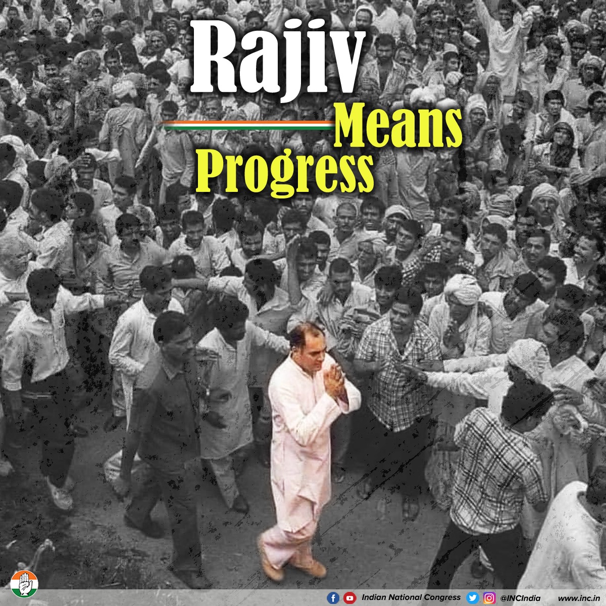 Meghalaya Congress บนทวิตเตอร์: "India had a billion dreams. Rajiv ji had a billion ideas ...