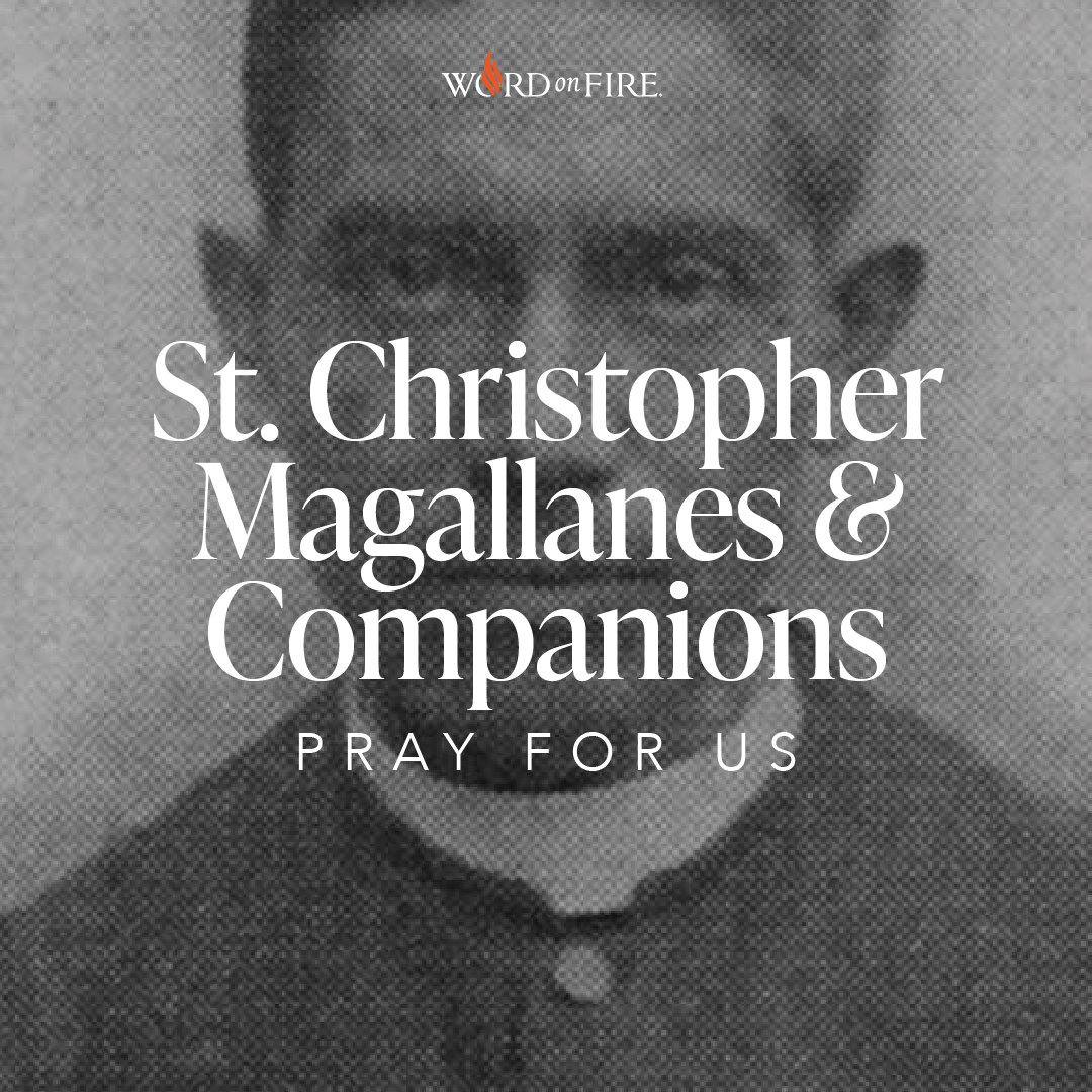 Bishop Robert Barron on Twitter: "St. Christopher Magallanes and ...
